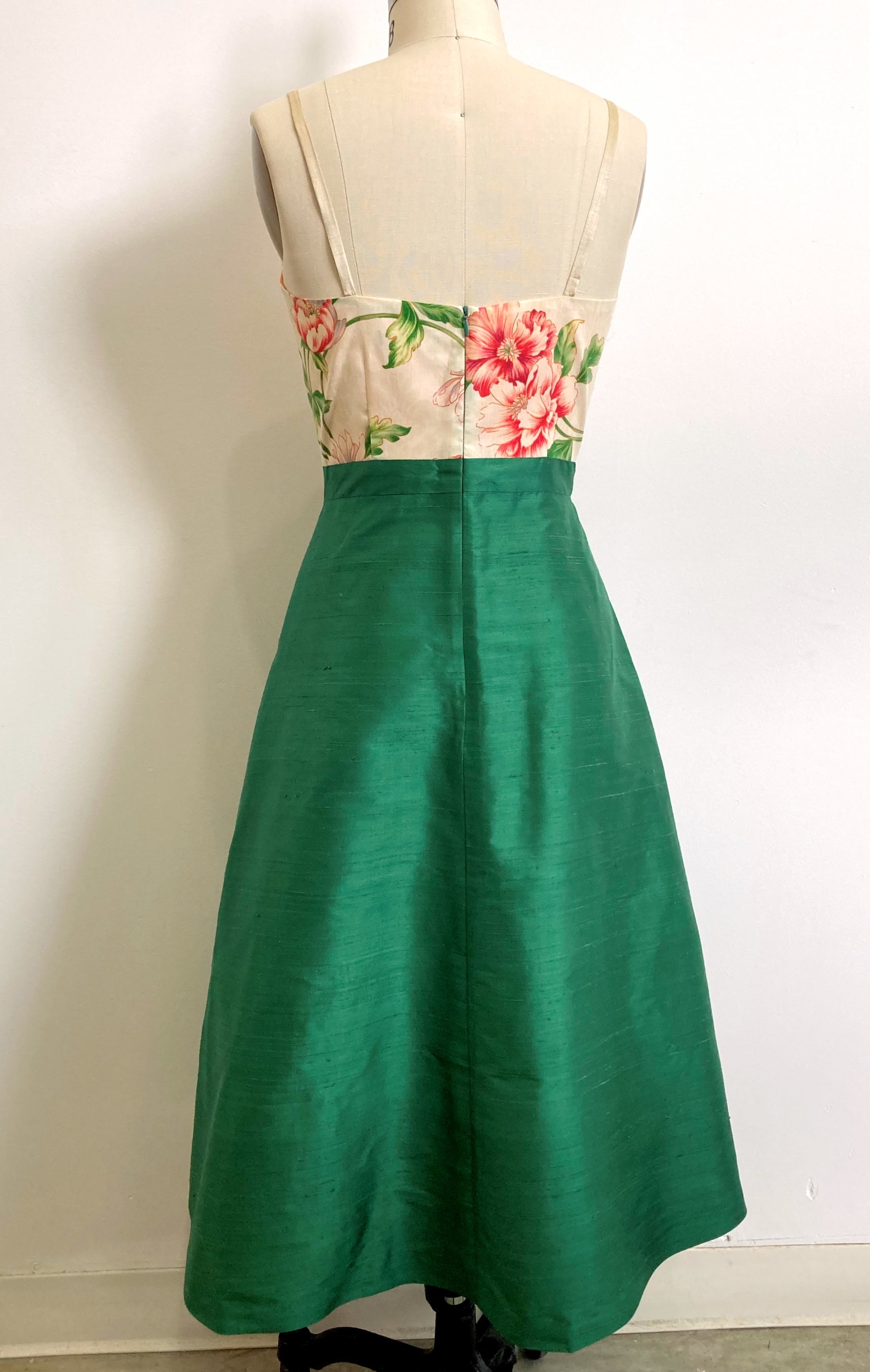 Floral and Jade Tea-length Sundress – Kimera